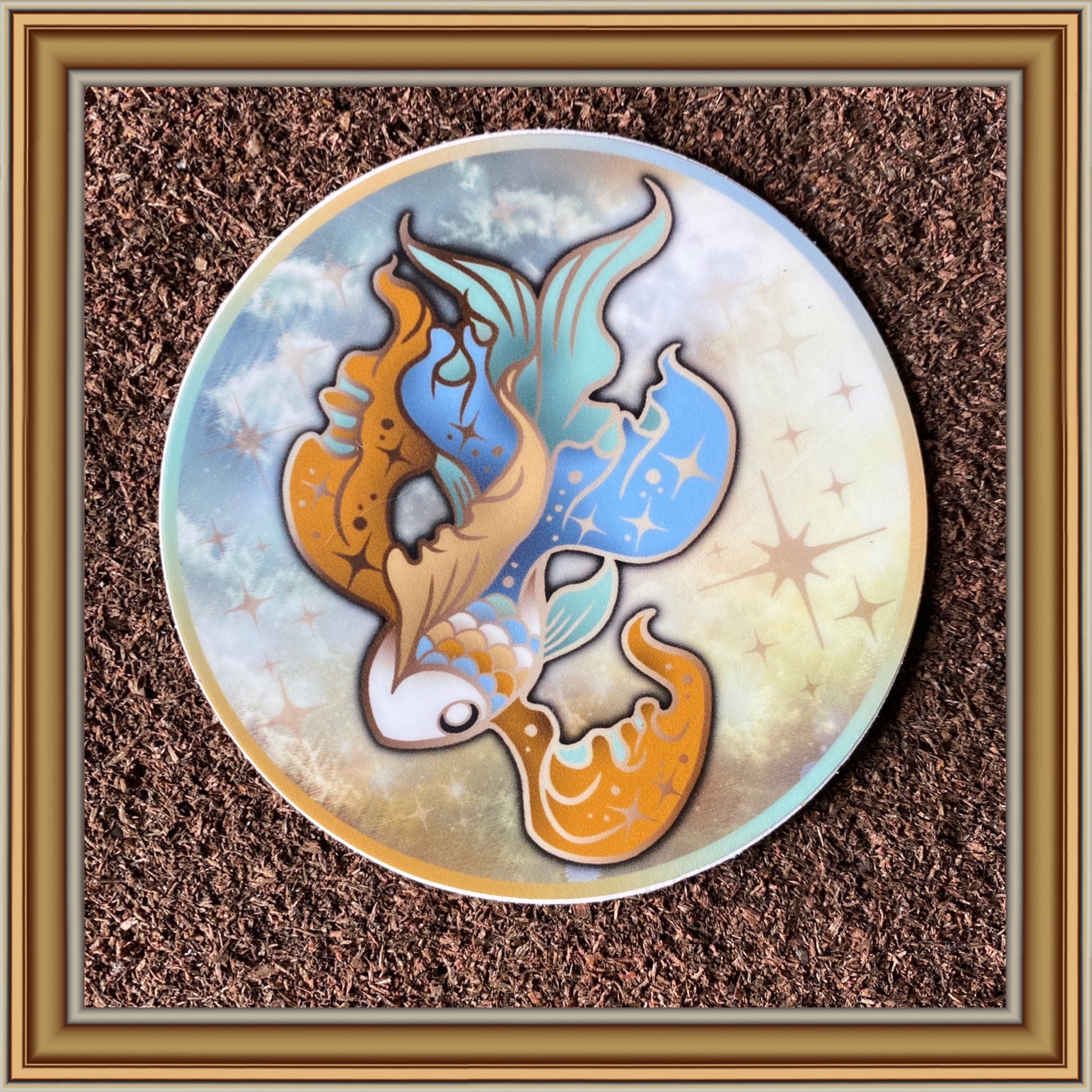 Flying Cloud Fish vinyl sticker- Patreon Sticker July 2020 - Studio Min ...