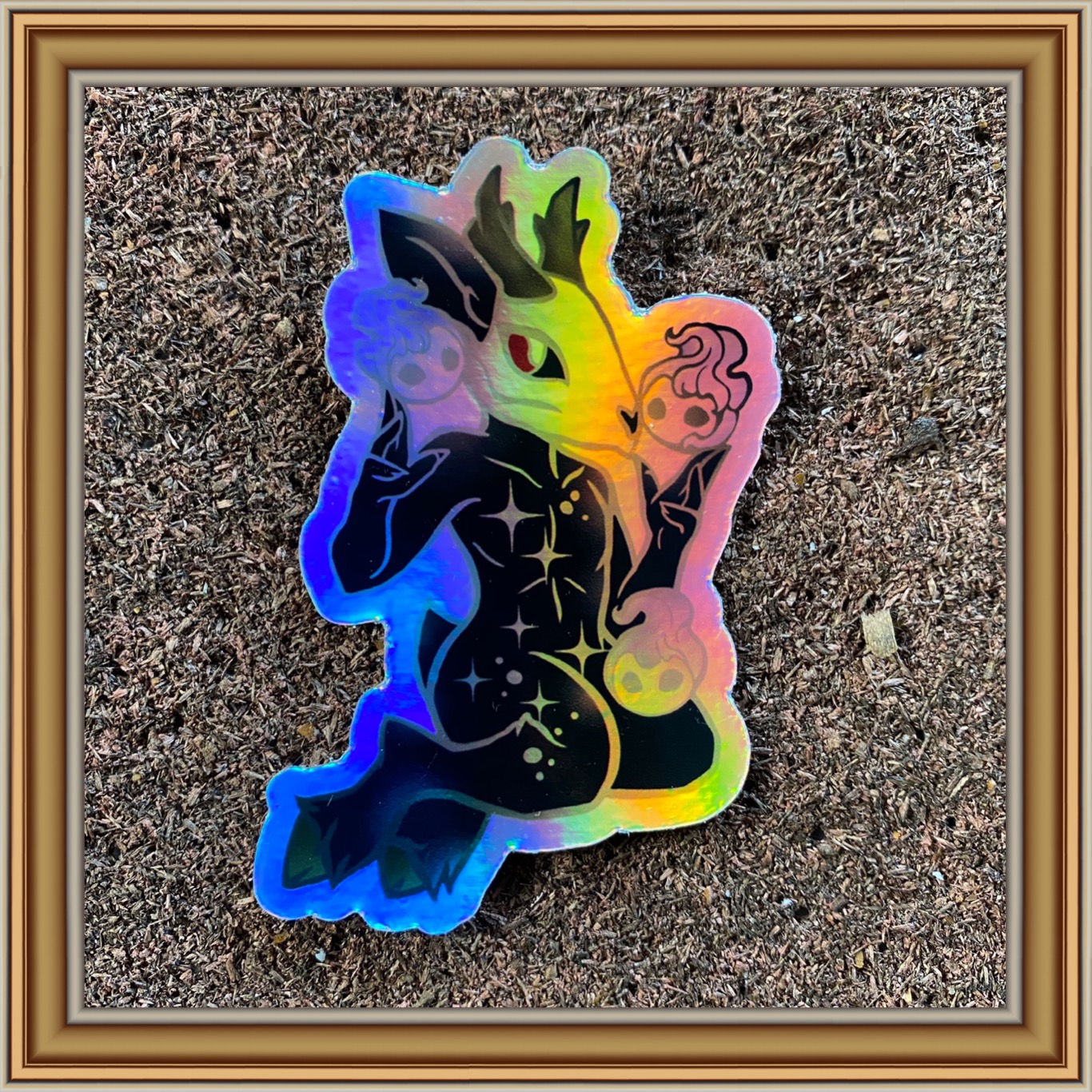 Wendigo & Wisps vinyl sticker - Patreon Sticker September 2020 - Studio ...