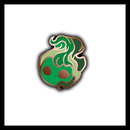 Green Color Wisp~ Mini Pin - Studio Min Bin Bin