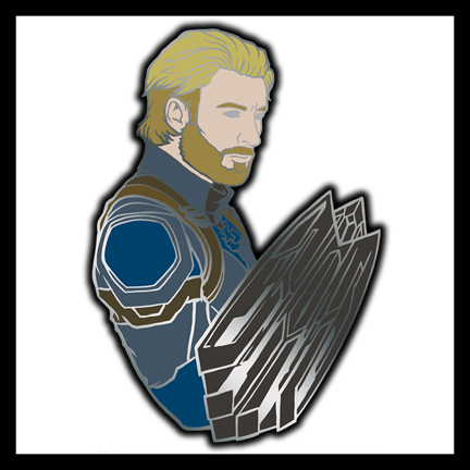 Wakanda Shield - Captain America (Nomad) - Studio Min Bin Bin