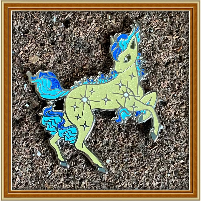 Ponyta - shiny variant - Patreon Pin March '24 - Studio Min Bin Bin